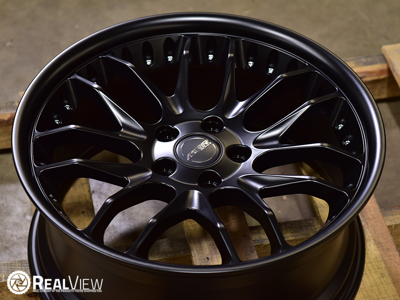 RealView of MRR GT7 Matte Black - 19x8.5 +35 - GT07198551435MB