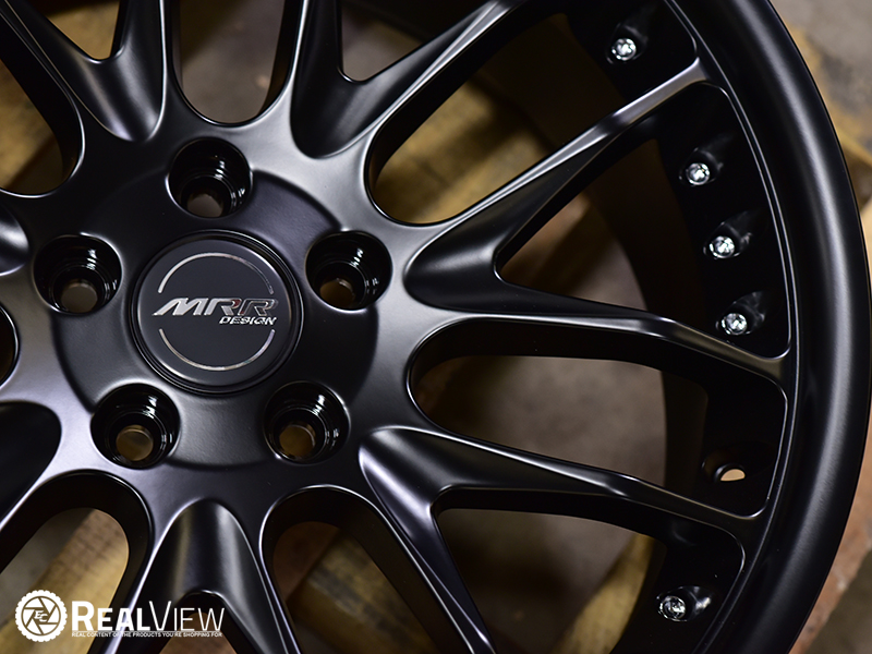 RealView of MRR GT7 Matte Black - 19x8.5 +35 - GT07198551435MB