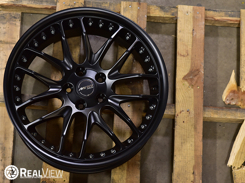 RealView of MRR GT7 Matte Black - 19x8.5 +20 - GT0719855XX20MB