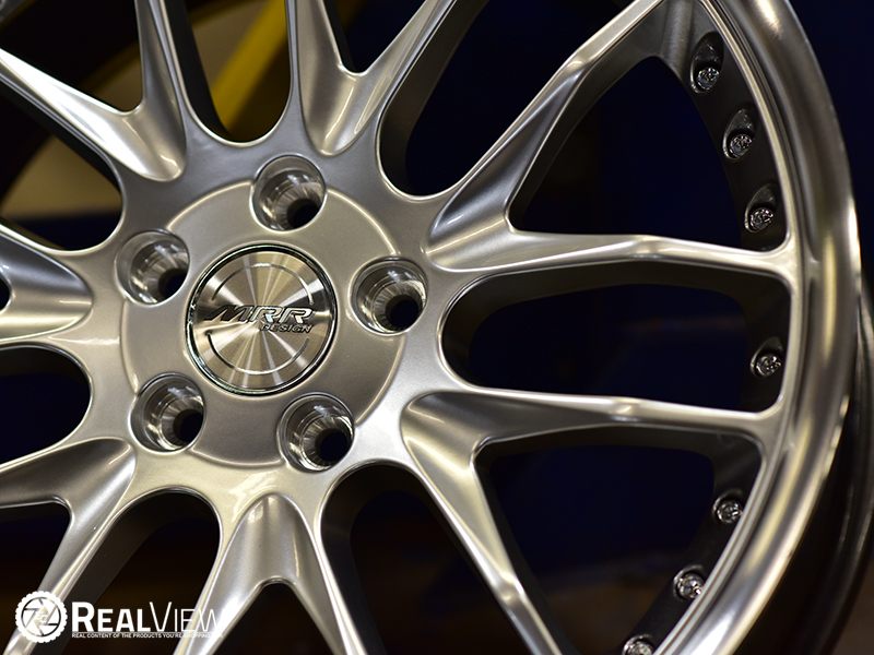 RealView of MRR GT7 Hyper Silver W/ Machined Lip - 19x8.5 +35 ...