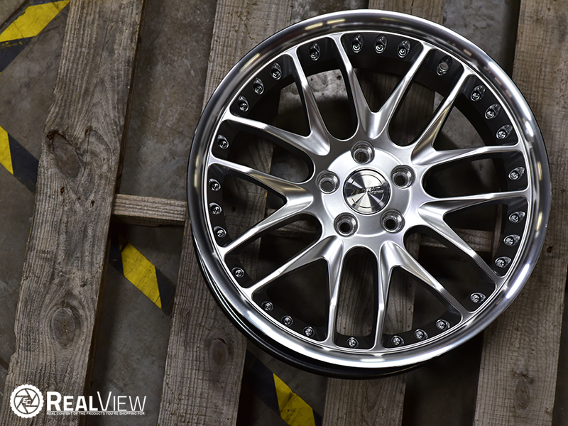 RealView of MRR GT7 Hyper Silver W/ Machined Lip - 19x8.5 +35 ...