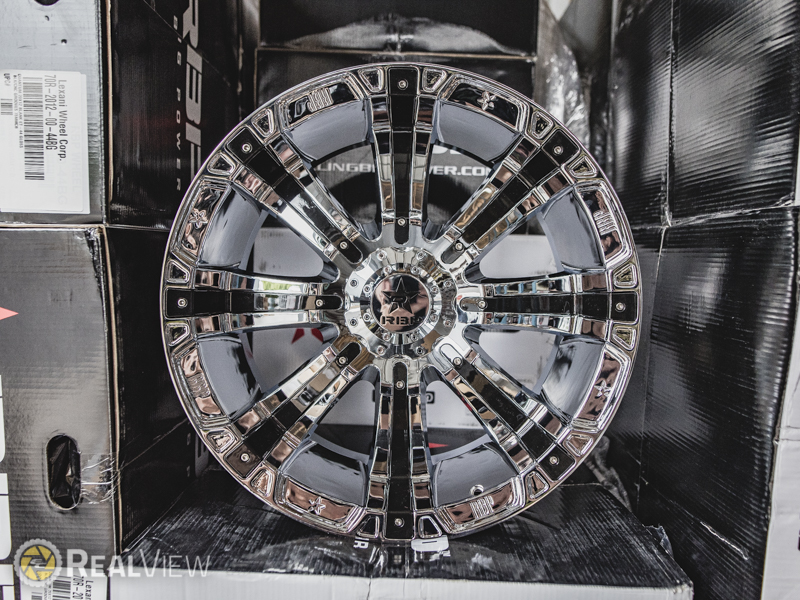 RBP 94R Chrome W/ Black Inserts Wheels 8x170 - 22x10 +10 - 94R-2210-87+10C