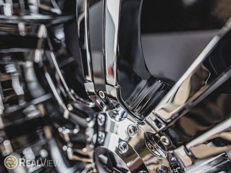 RealView of RBP 94R Chrome W/ Black Inserts - 22x10 +0 - 94R-2210-50-00C