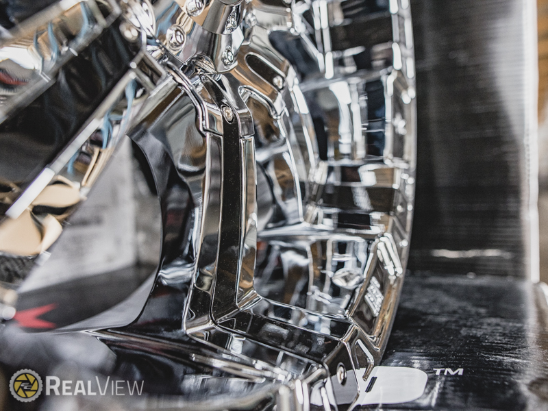 RealView of RBP 94R Chrome W/ Black Inserts - 22x10 +0 - 94R-2210-50-00C