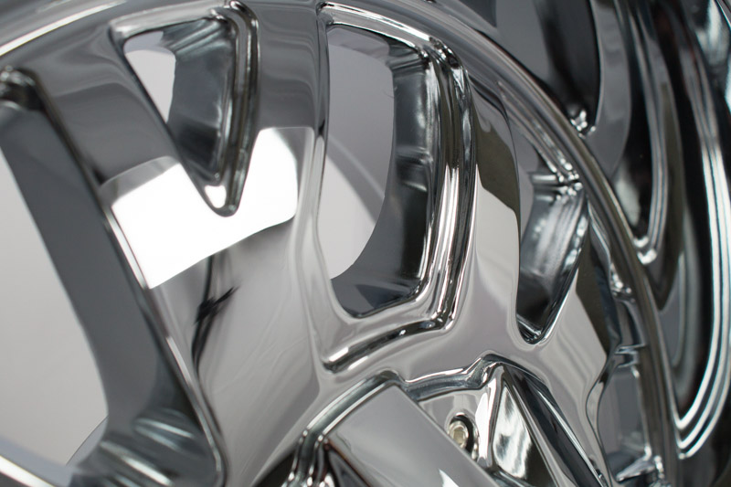 RealView of RBP 65R Glock Chrome - 20x10 -12 - 65R-2010-86-12C