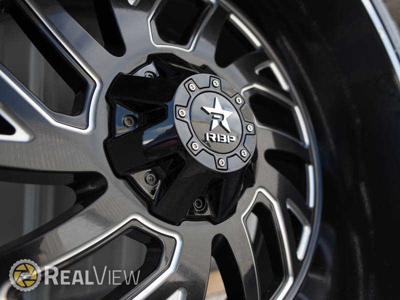 RealView of RBP 65R Glock Gloss Black W/ Milled Spokes - 22x12 -44 ...