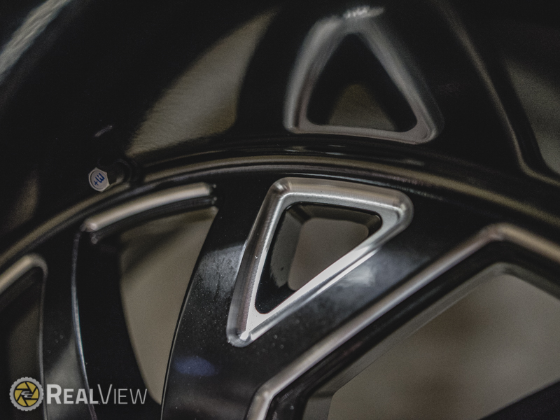 RealView of RBP 65R Glock Gloss Black W/ Milled Spokes - 22x12 -44 ...