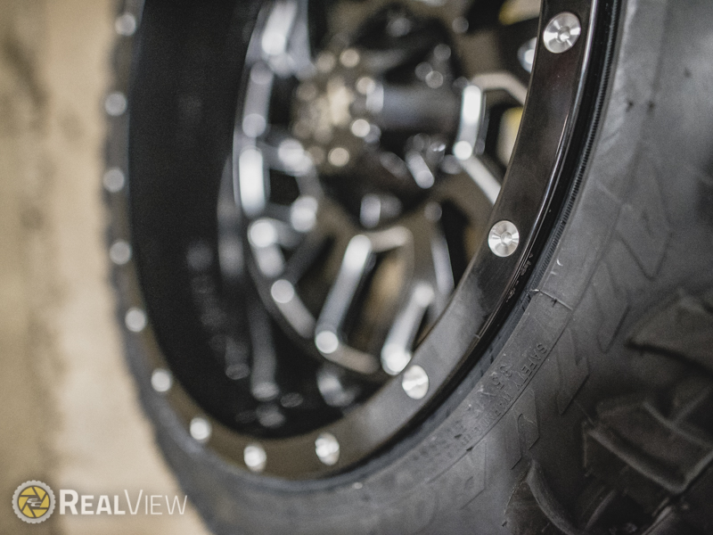 RealView of RBP 65R Glock Gloss Black W/ Milled Spokes - 22x12 -44 ...