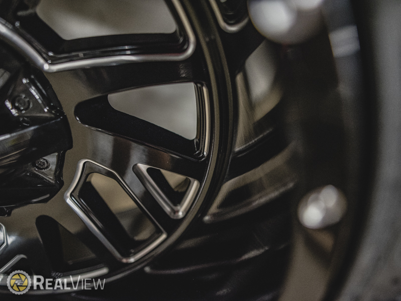 RealView of RBP 65R Glock Gloss Black W/ Milled Spokes - 22x12 -44 ...