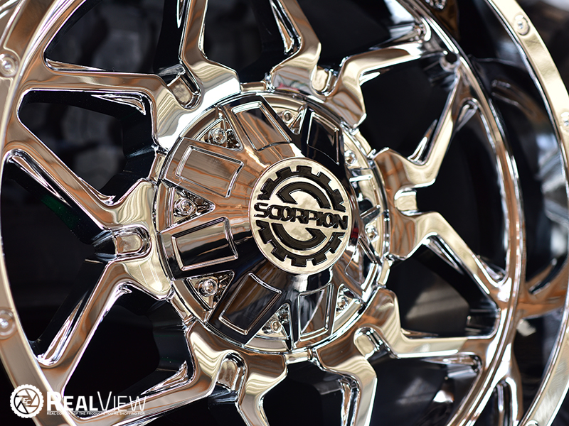 RealView of Scorpion SC-16 Chrome - 20x10 -19 - SC16-20108165-19C