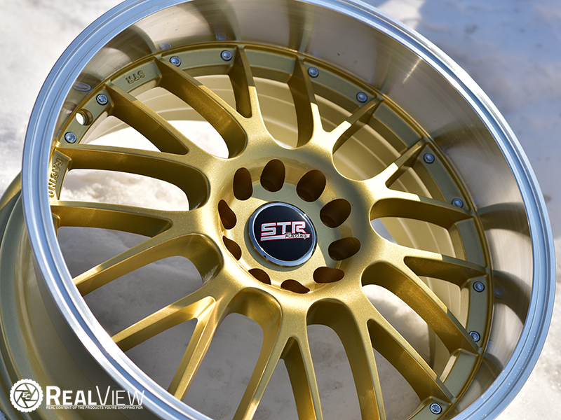 RealView of STR STR514 Gold - 18x8.5 +30 - STR514GOML-8850030