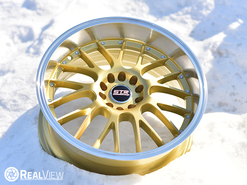 RealView of STR STR514 Gold - 18x8.5 +30 - STR514GOML-8854630