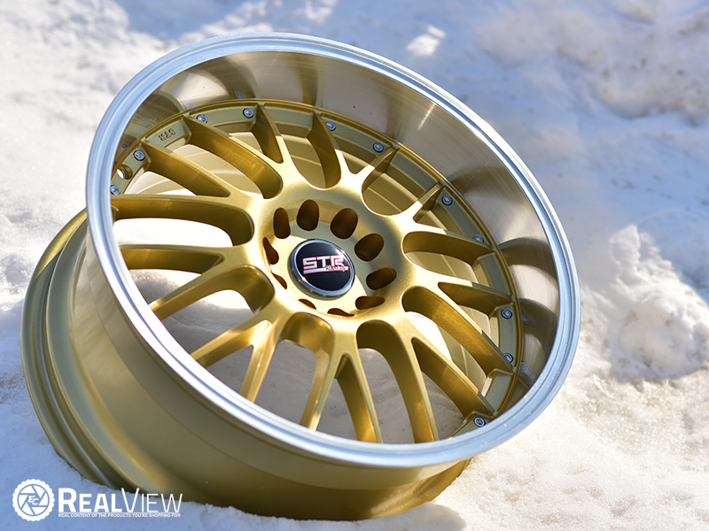 RealView of STR STR514 Gold - 18x8.5 +30 - STR514GOML-8856530