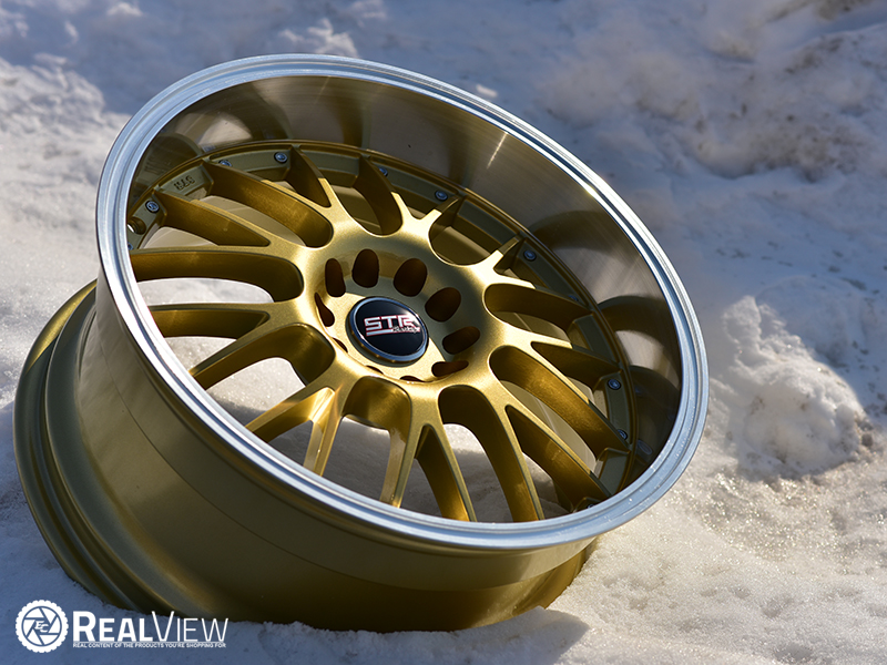 RealView of STR STR514 Gold - 18x8.5 +30 - STR514GOML-8850030