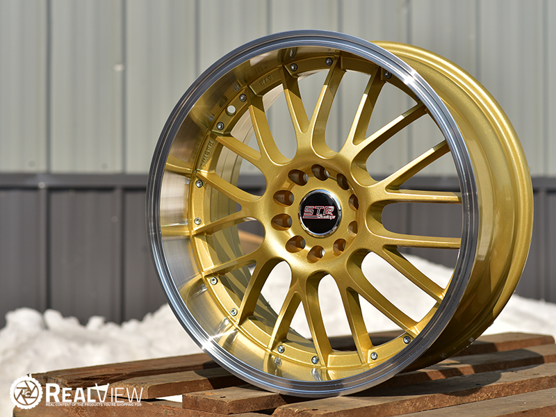 RealView of STR STR514 Gold - 18x8.5 +30 - STR514GOML-8856530