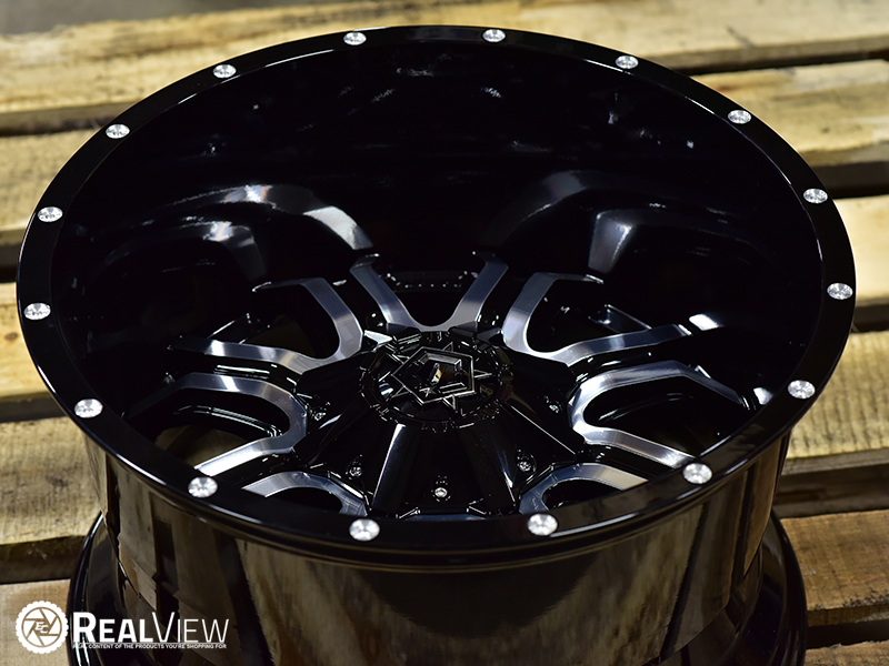 RealView of TIS Offroad 538 Gloss Black Machined - 20x12 -44 - 538MB ...