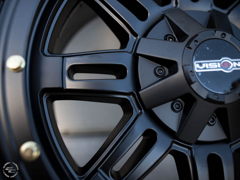 RealView of Vision Offroad Incline 400 Matte Black - 18x9 +0 - 400-8970MB0