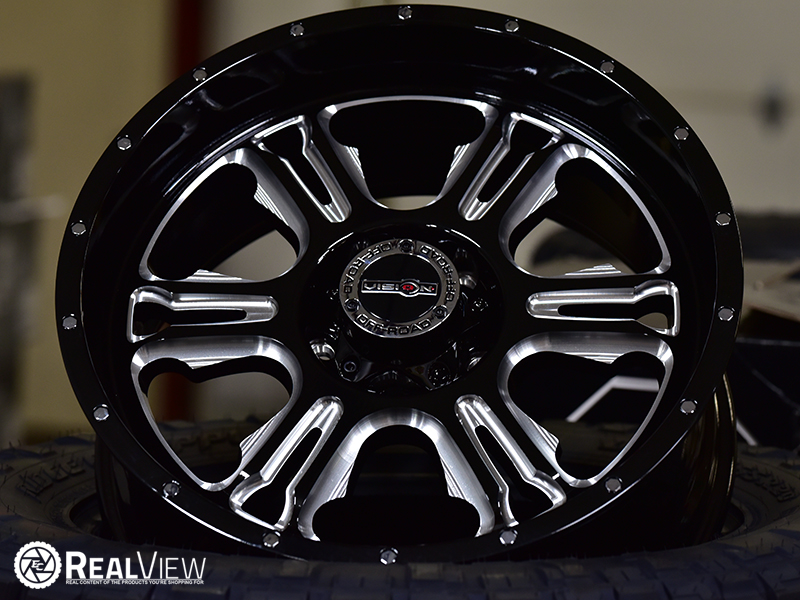 RealView of Vision Offroad Rage 397 Milled - 20x9 +12 - 397-2981MS12