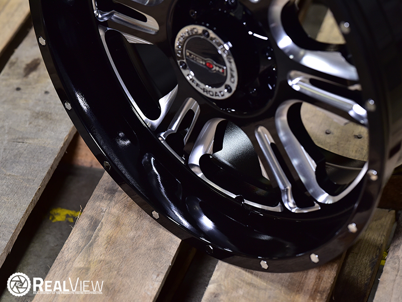 RealView of Vision Offroad Rage 397 Milled - 20x9 +12 - 397-2981MS12