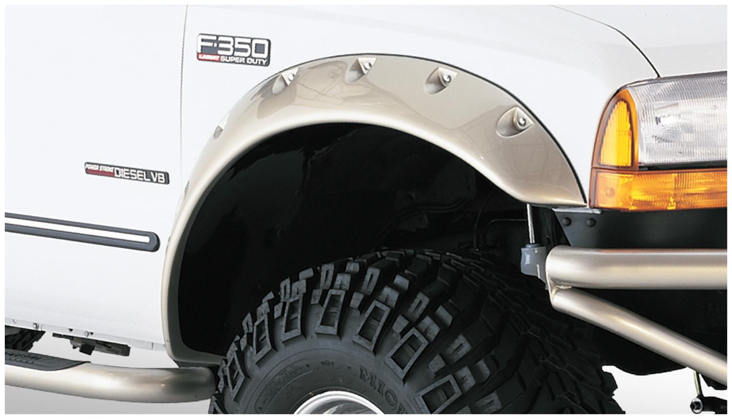 Cut-Out Fender Flare (Front Pair) OE Matte Black