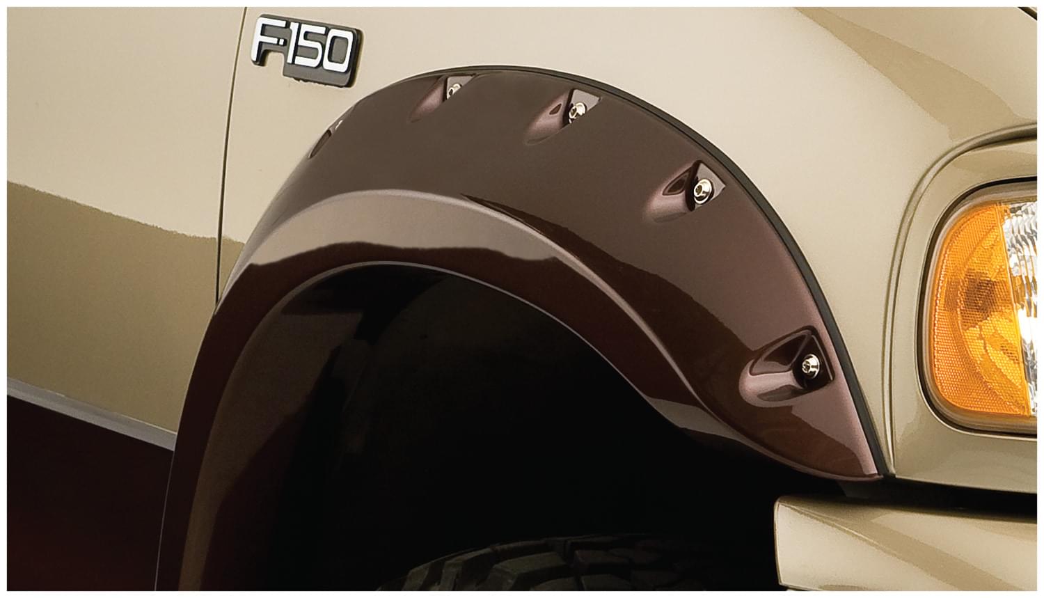 Cut-Out Fender Flare (Front Pair) OE Matte Black