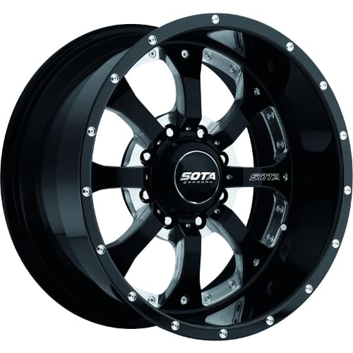 SOTA Offroad Novakane 561DM 8 Lug Wheels 8x6.5 - 20x9 +0 - 561DM-20986+00
