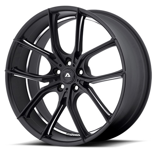 Adventus AVX-6 Matte Black Milled Wheels 5x4.5 - 20x8.5 +38 - AVX6 ...