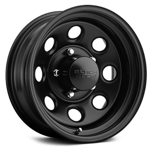 Black Rock Soft 8 997 Black Wheels 5x5.5 - 17x9 -12 - 997B-795545