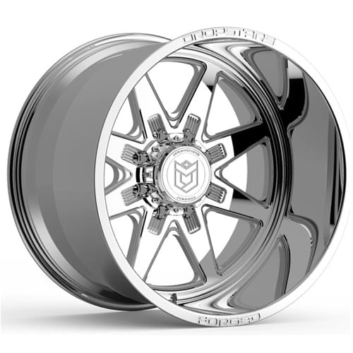 Dropstars Forged F-61 Polished Wheels 8x6.5 - 22x12 -51 - F61P1-2228151