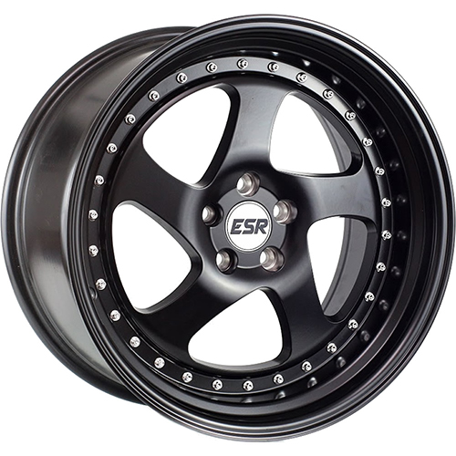 ESR SR02 Matte Black Wheels 5x100 - 18x8.5 +30 - 88550030 SR02MBLK
