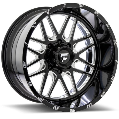 Fittipaldi Offroad FTF 18 Gloss Black Milled Wheels 8x170 - 22x12 -51 ...