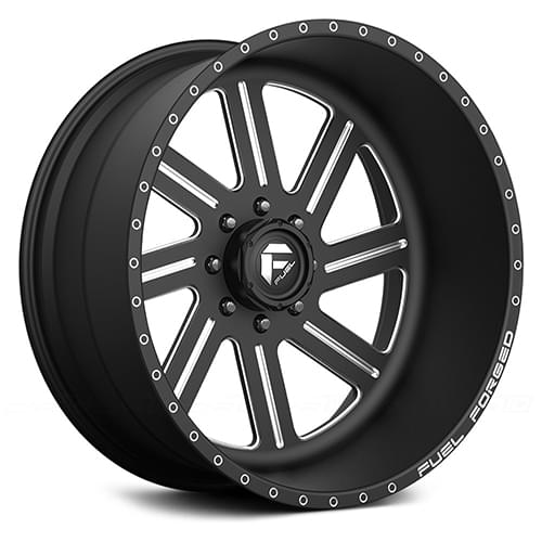 Fuel Forged FF07 Matte Black W/ Milled Spokes Wheels 6x5.5 - 20x10 -25 ...