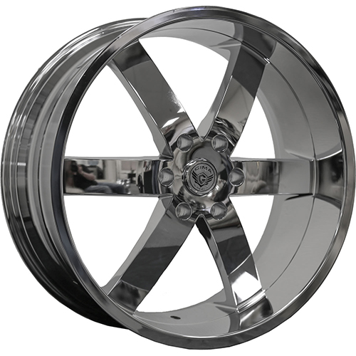 Gima Sigma Chrome Wheels 6x5.5 - 30x10 +25 - G0230065525C