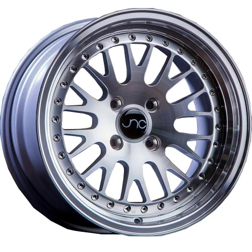 JNC JNC001 Silver Machined Face Wheels 5x100 - 16x8 +25 - 18510022662