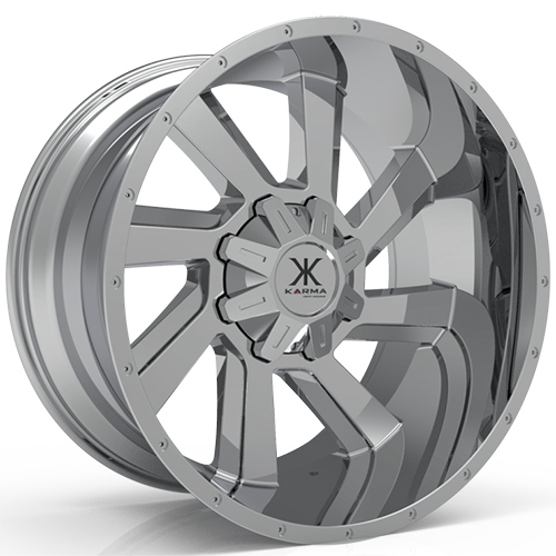 Karma K23 Chrome Wheels 6x135 - 22x12 -44 - K23-221265-44CH