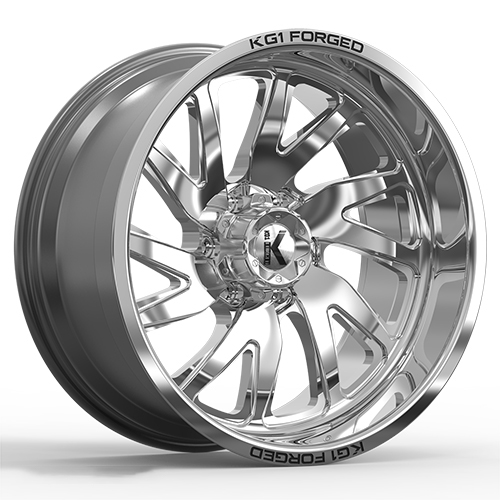 KG1 Forged Vile KF004 8 Lug Polished Wheels 8x170 - 20x14 -76 ...