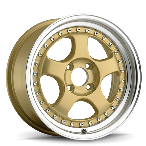 Konig Candy 22 Gold Wheels 4x100 - 15x7.5 +30 - 22MG-CA5S100307