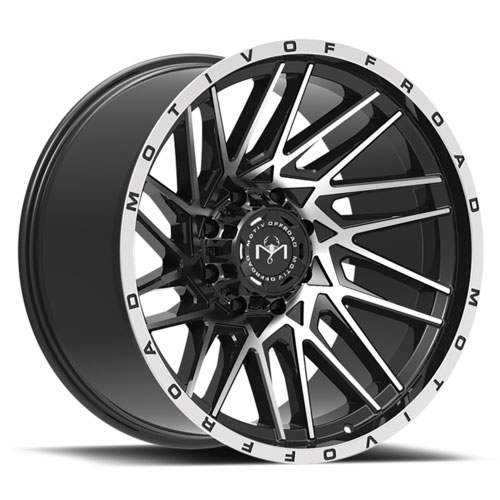 Motiv Mutant 424 Gloss Black Machined Wheels 6x135 - 20x9 -12 - 424MB ...