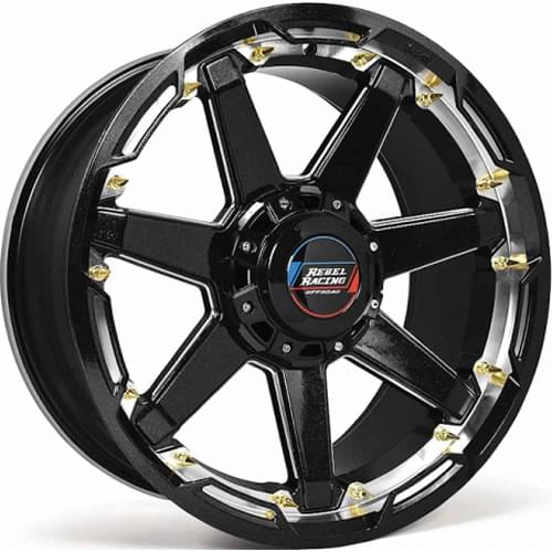 Rebel Racing Offroad Scorpion 104 Black W/ Machined Undercut Wheels 5x4 ...