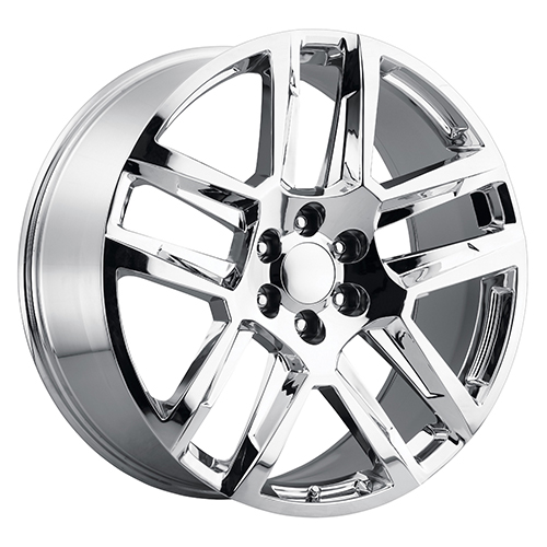 Replica Tech RT-25 Chrome Wheels 6x5.5 - 22x9 +24 - RT25-2290XX24LCH