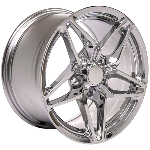 OE Wheels Chevrolet Corvette C7 ZR1 CV31 Chrome Wheels 5x4.75 - 17x9.5 +56 - CV31-17095-5475-56C