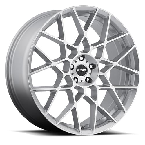 RSR R704 Silver W/ Machined Face Wheels 5x112 - 18x8.5 +42 - R704-18851242S