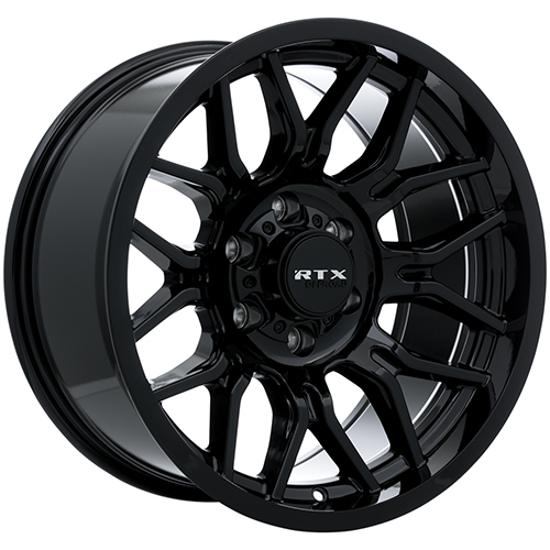 RTX Claw Gloss Black Wheels 8x6.5 - 20x9 +0 - 163758
