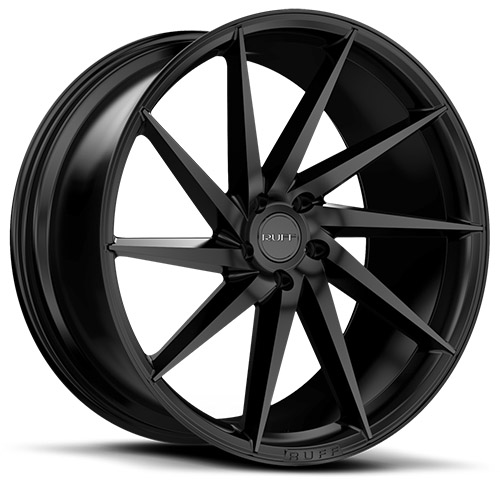 Ruff Racing R2 Black Wheels 5x4.5 - 20x10 +45 - 2010R02455114M73