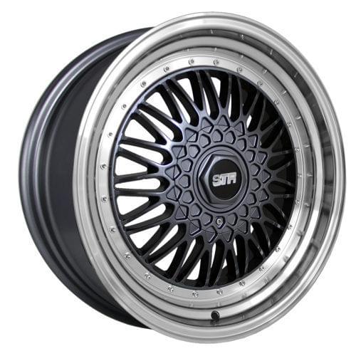 STR STR606 Gunmetal Wheels 5x4.5 - 17x8.5 +30 - STR606GML-7851330