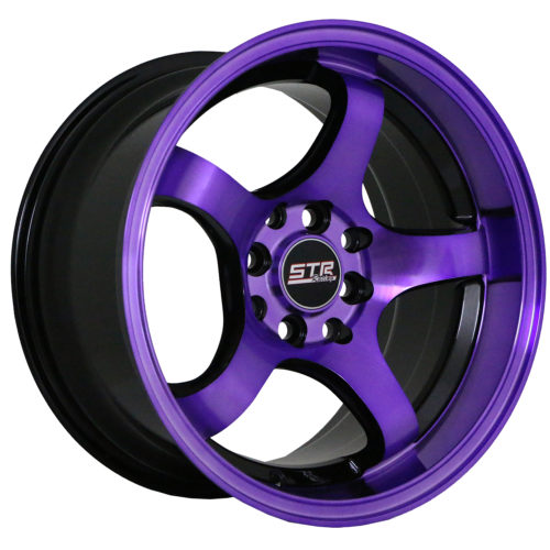 STR STR706 Purple Wheels 5x100 - 15x8 +25 - STR706BPU-5803125