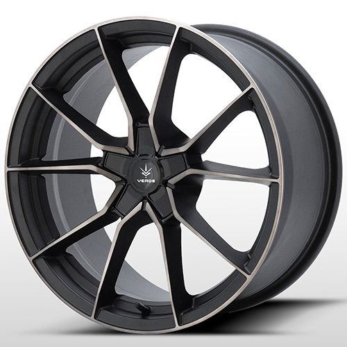 Verde Verve V18 Satin Black W/ Machined Dark Tint Wheels 5x105 - 16x7.5 ...