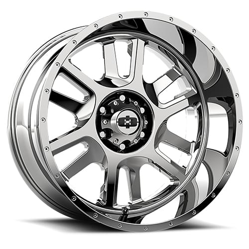 Vision Offroad Split 419 Chrome Wheels 5x5.5 - 20x12 -51 - 419-20285C-51
