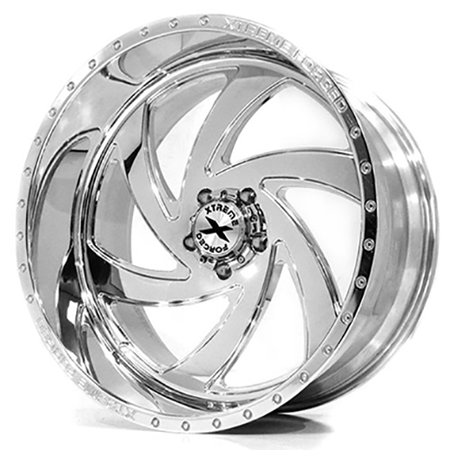 Xtreme Force XF-1 Polished Right Wheels 5x5 - 22x12 -44 - 22RPD001