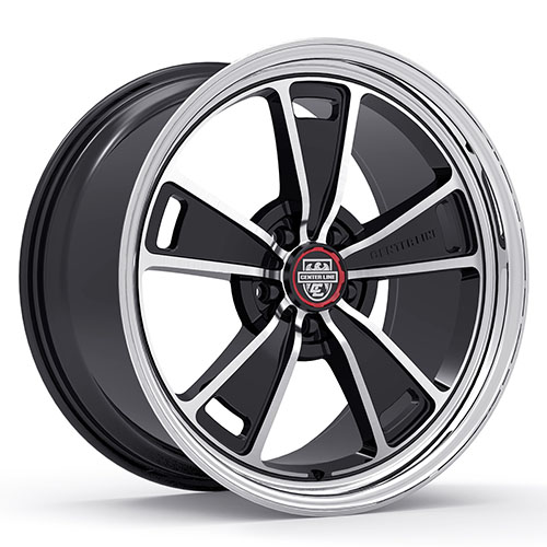 Centerline MM1 630 Mirror Machined Face Black Accents Wheels 5x4.5 ...